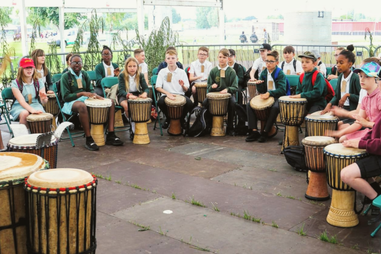 African drumming workshops, team building, performance and training